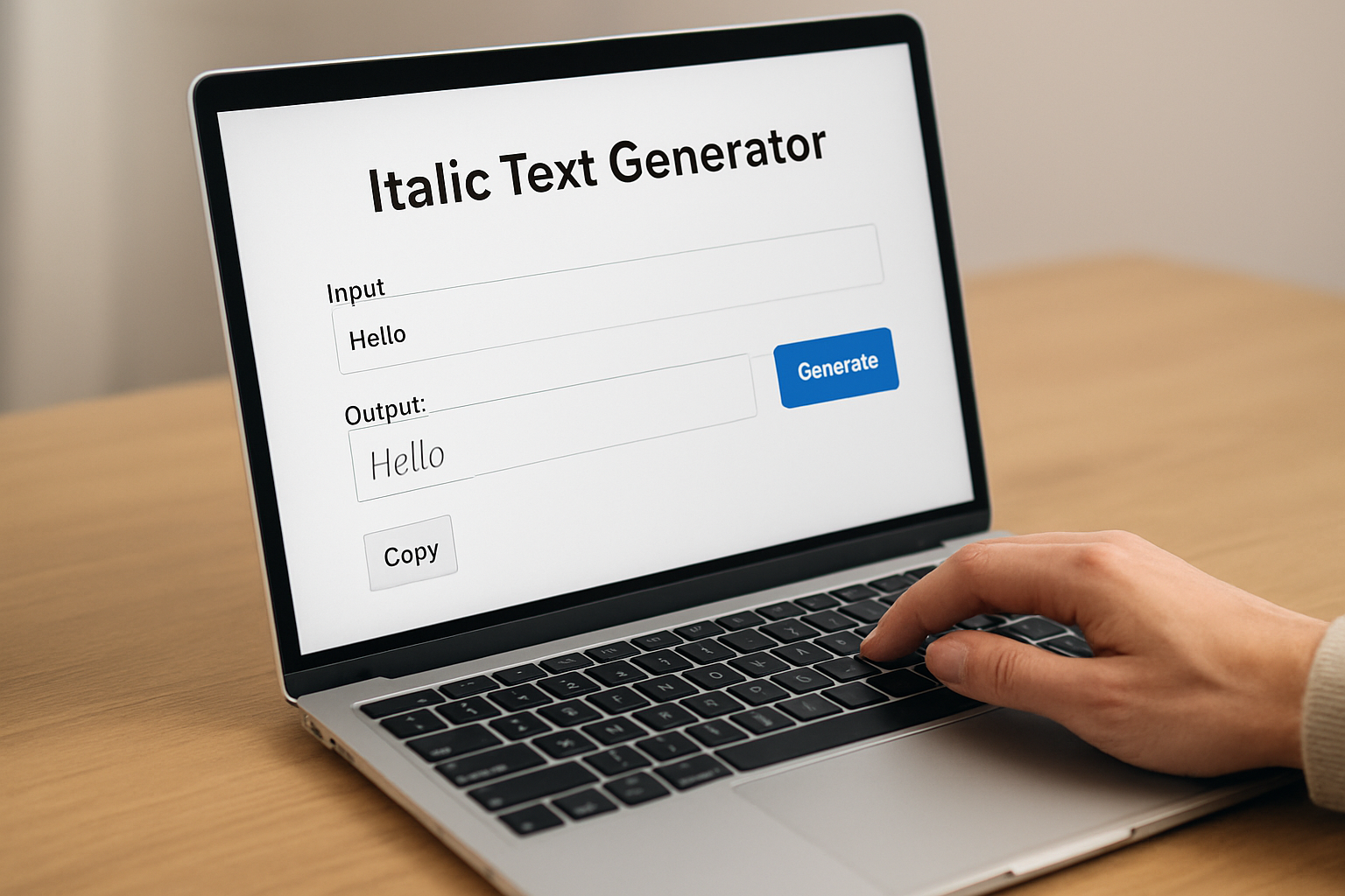 Italic Text Generator (𝘤𝘰𝘱𝘺 𝘢𝘯𝘥 𝘱𝘢𝘴𝘵𝘦) - Underline Text